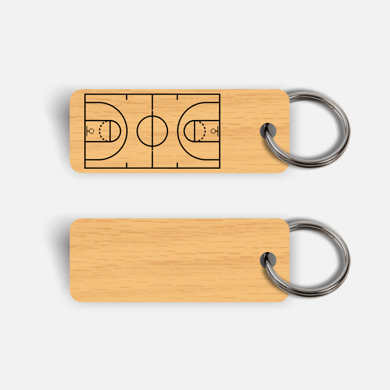 [CUSTOM] Basketball Court Keytag – Various Keytags