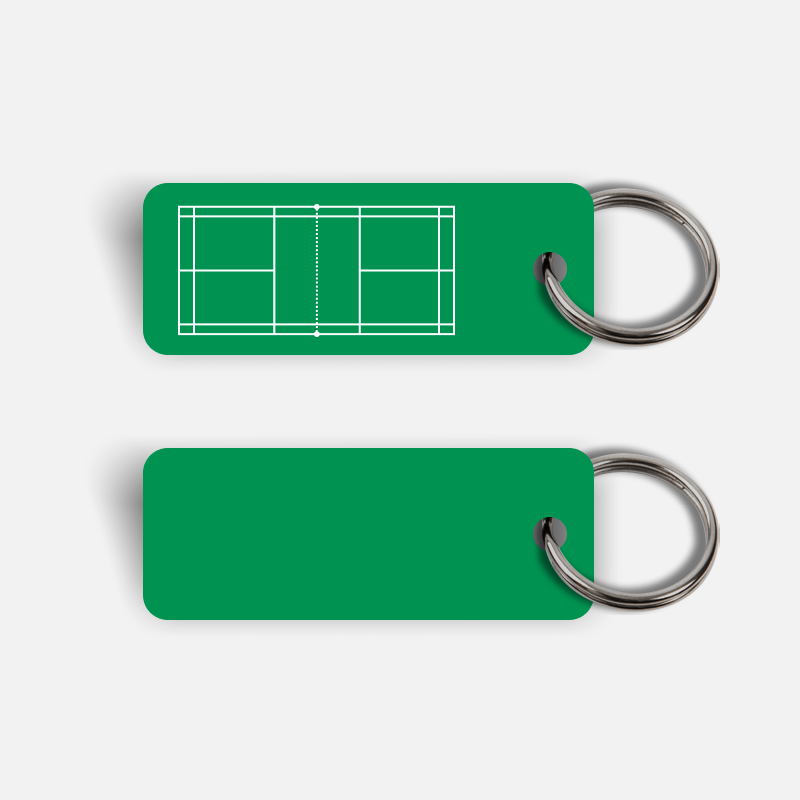 [CUSTOM] Badminton Court Keytag – Various Keytags