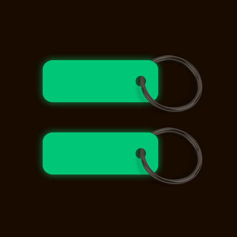 [CUSTOM] Mini Keytag (Glow In The Dark Double Sided) – Various Keytags
