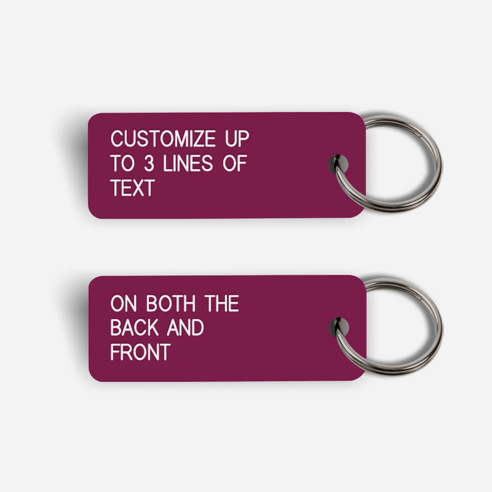 [CUSTOM] Keytag (Double Sided) – Various Keytags