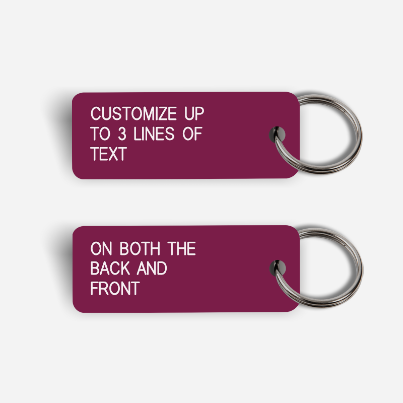 [CUSTOM] Keytag (Double Sided) – Various Keytags