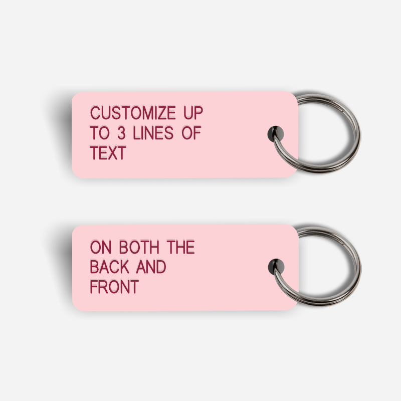 [CUSTOM] Keytag (Double Sided) – Various Keytags